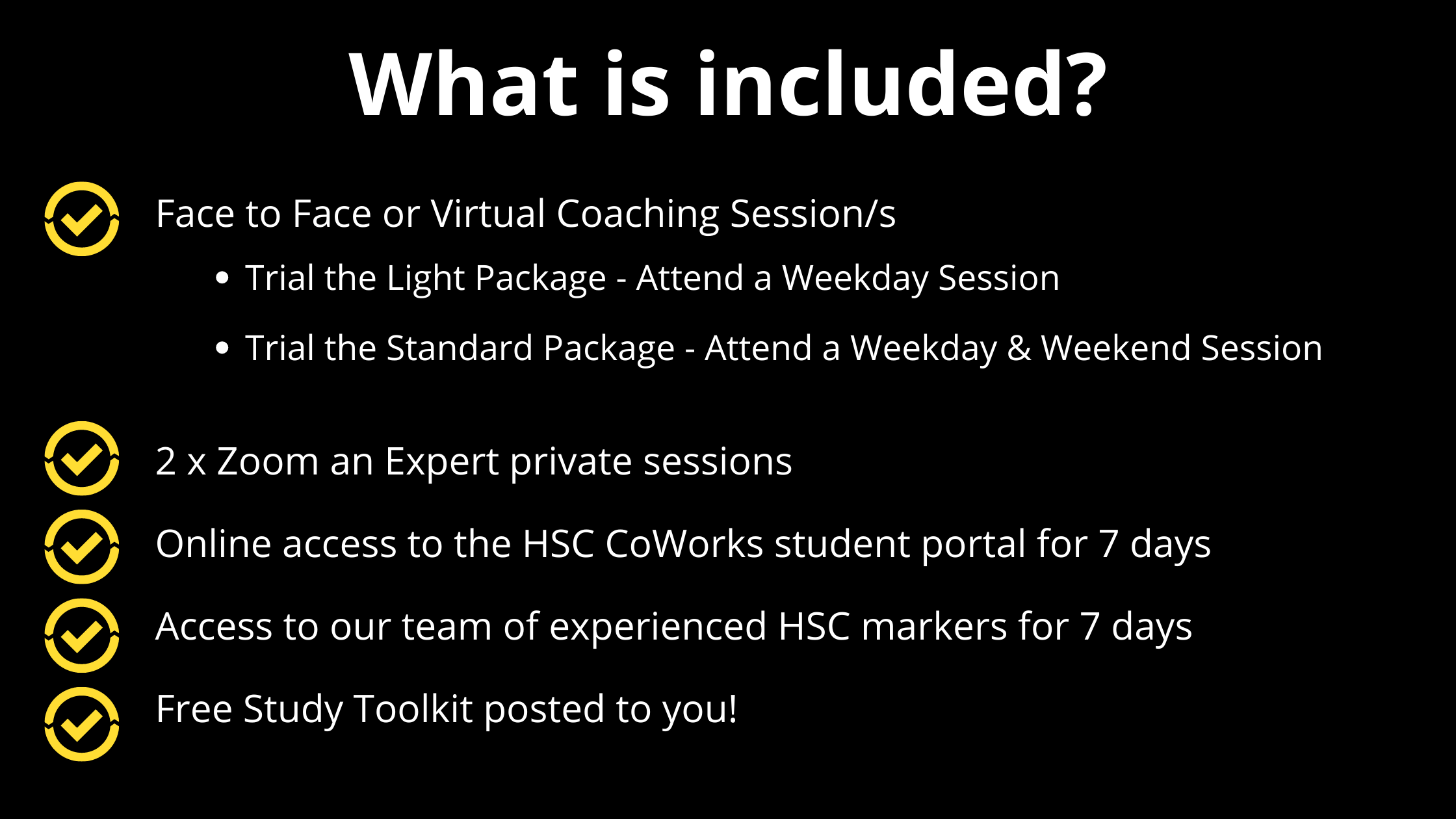 Free 7 day Trial REGISTRATION - HSC CoWorks